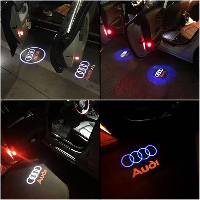 AUDI WELCOME DOOR LIGHT (UPGRADE GLASS LENS)